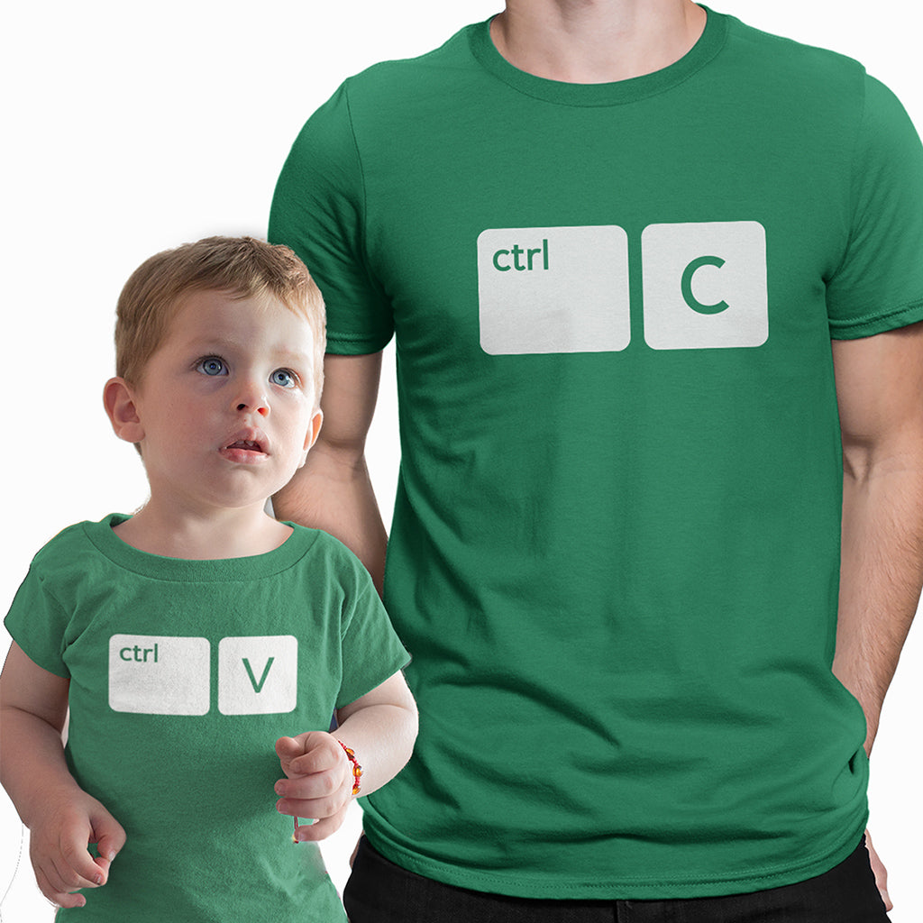 COPY & PASTE, Ctrl C and Ctrl V - matching outfit for Father and Baby ...