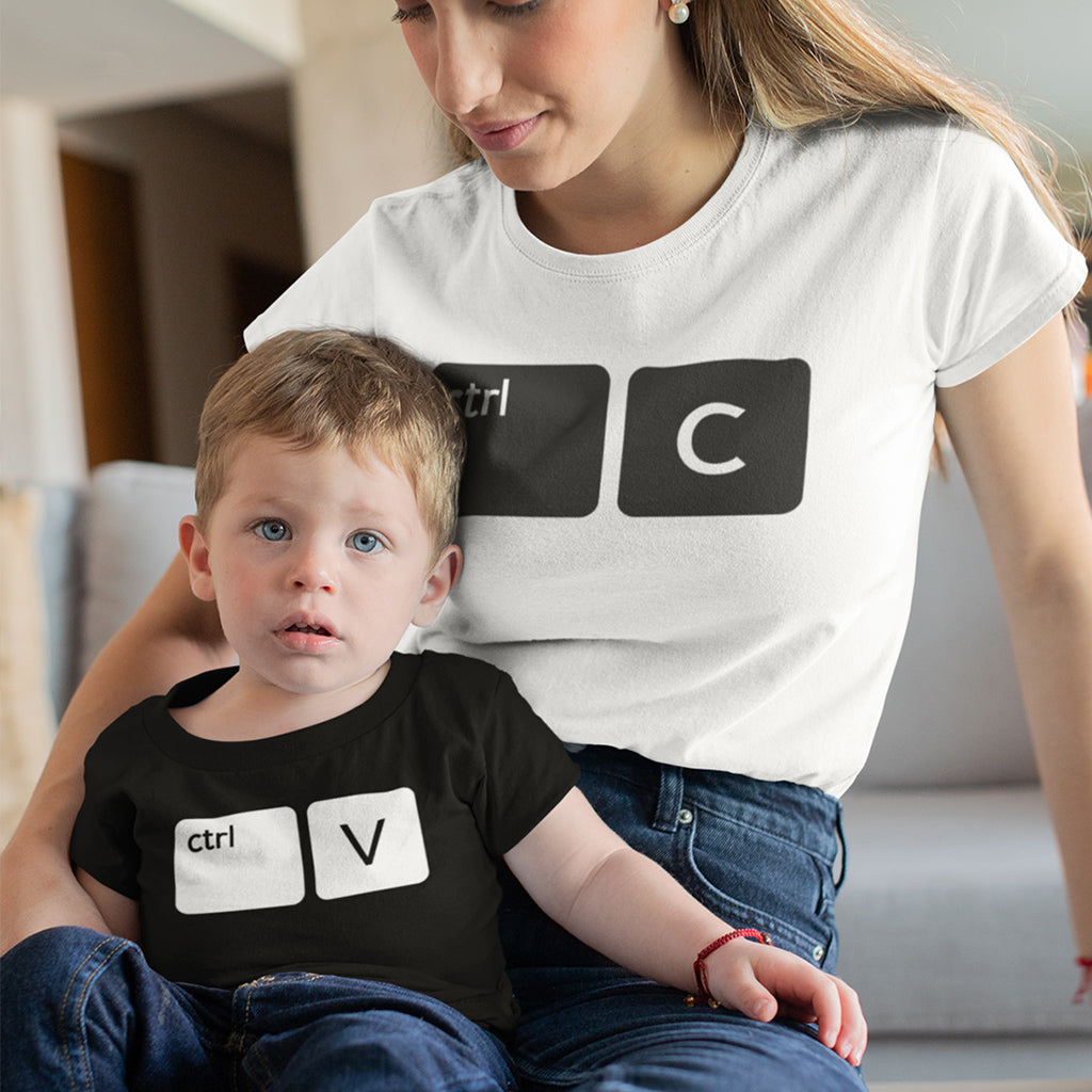 Copy Paste - short sleeve Graphic Matching T-Shirts | TeeLikeYours.com ...